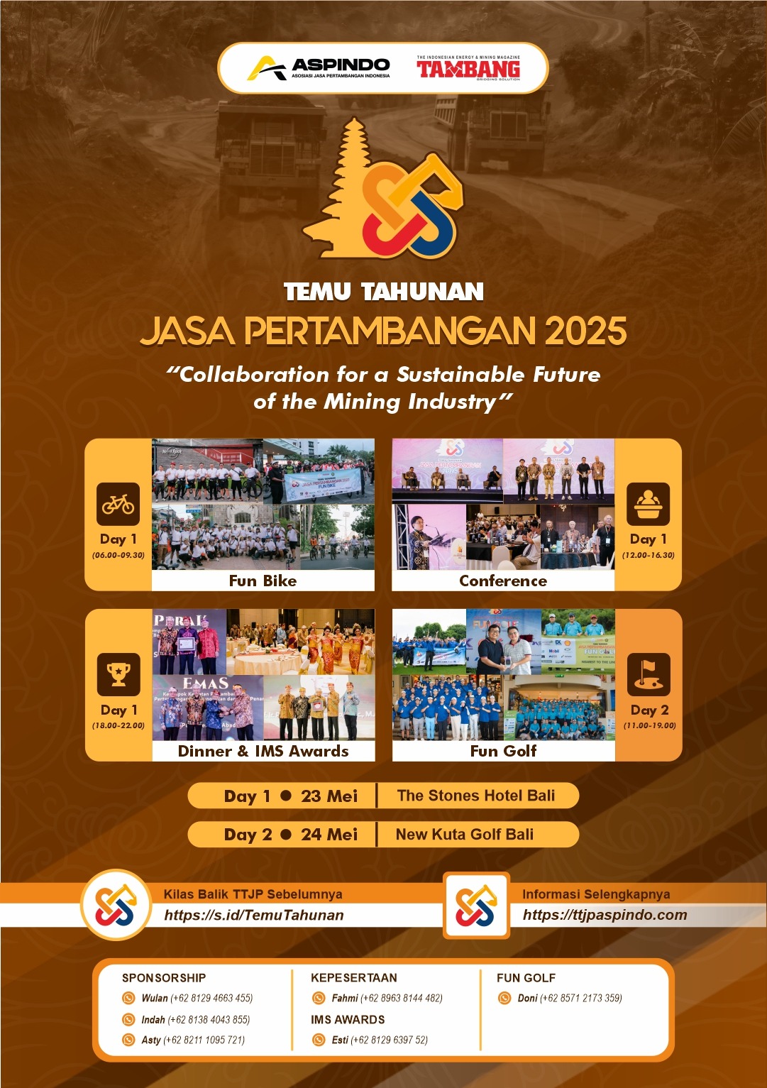 ASPINDO Kembali Gelar Temu Tahunan Jasa Pertambangan (TTJP), Perkuat ...